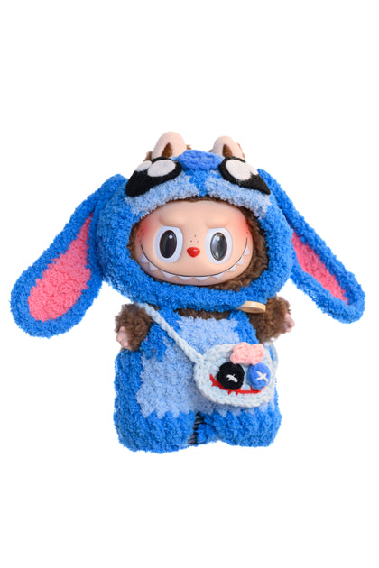 Handmade Labubu Outfit – Stitch Edition – Little Mysteries