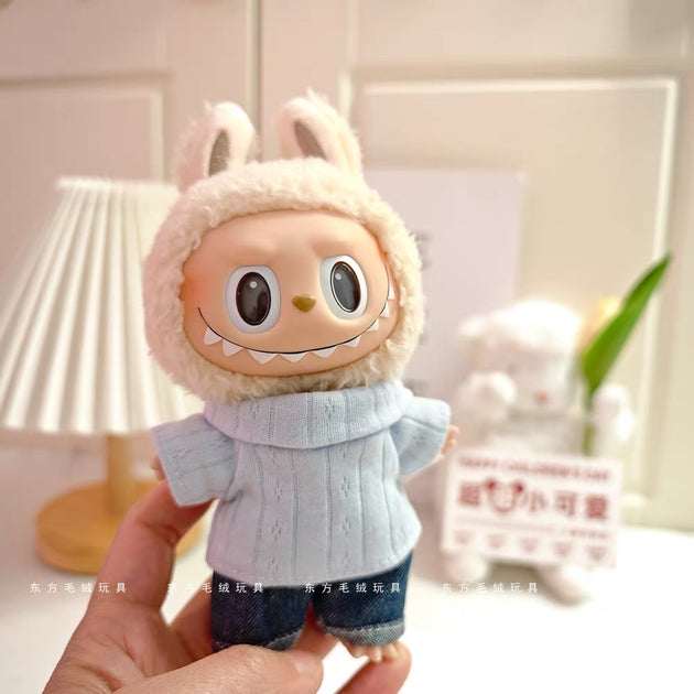 Handmade Labubu outfits- cute plain top + jean [pre order] – Little ...