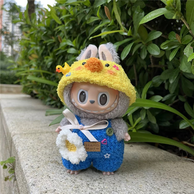 [pre order] Handmade Labubu Outfit- cute duck edition – Little Mysteries