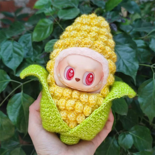 [pre order] Handmade Labubu Outfit- corn edition – Little Mysteries
